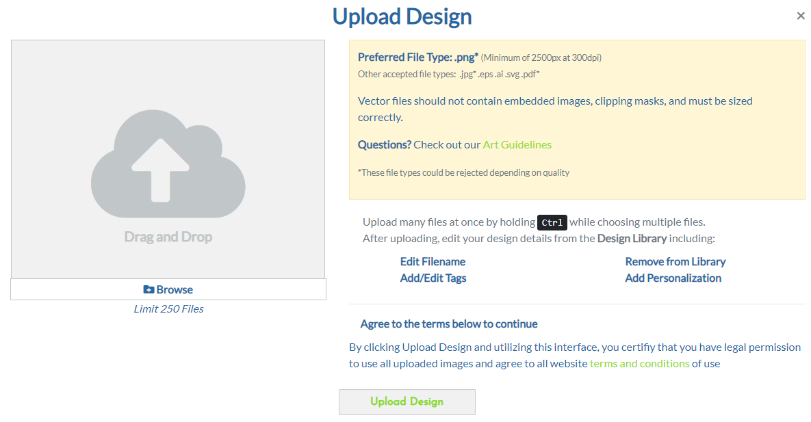 How To Upload Designs Into Your Design Library | CustomCat