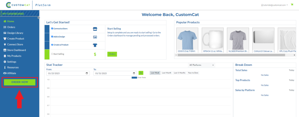 [Tutorial] Placing a Manual Order - CustomCat