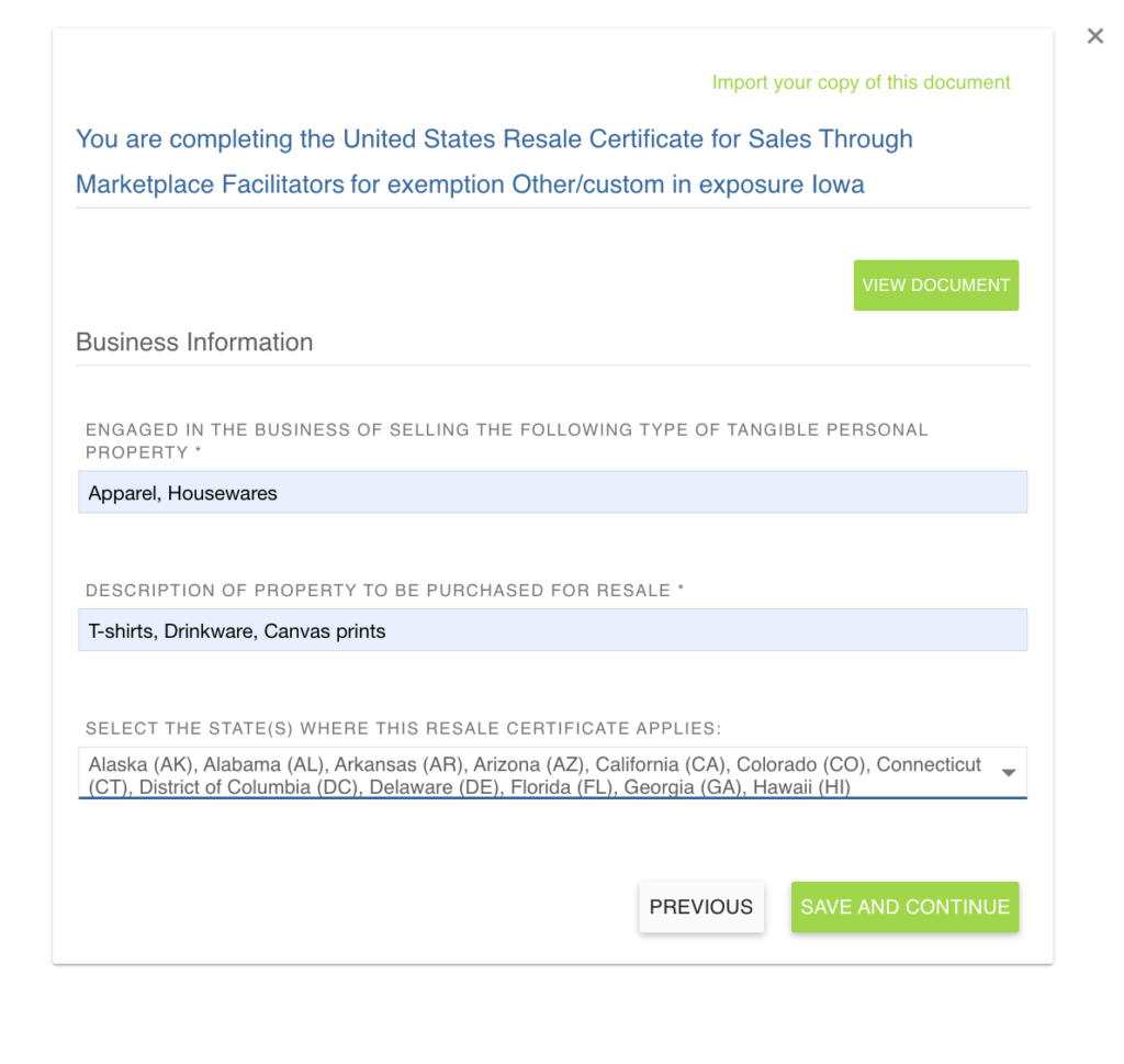 [Tutorial] Submitting a Tax Exemption Certificate - CustomCat